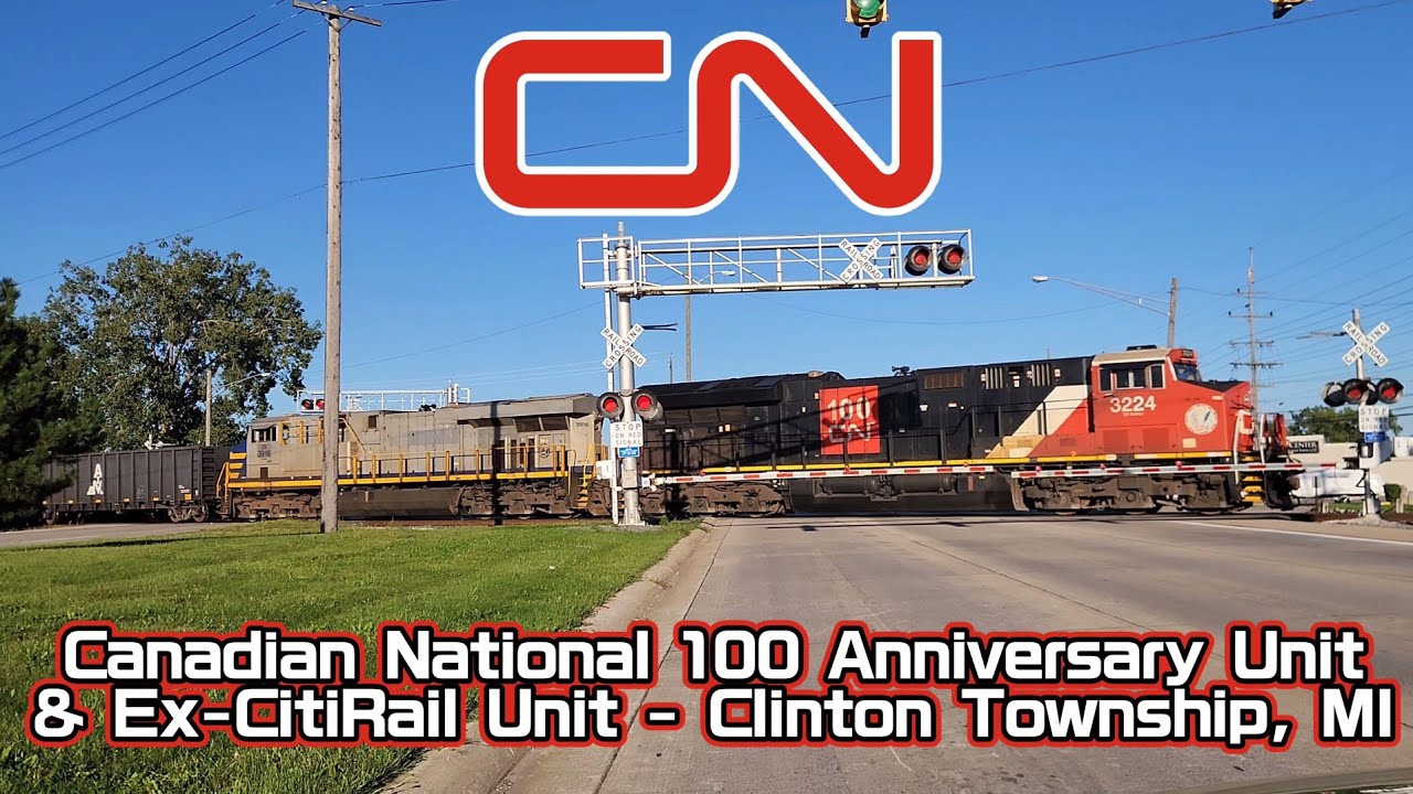 Canadian National 100 Anniversary Unit & Ex-CitiRail Unit - Clinton ...