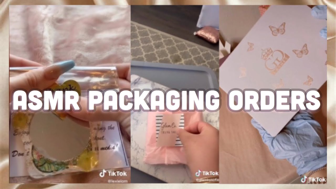 Asmr Packaging Orders! | TikTok Compilation - YouTube