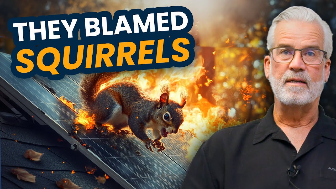 SunRun Blaming Bad Solar Installation on SQUIRRELS?? | Roofers React - YouTube