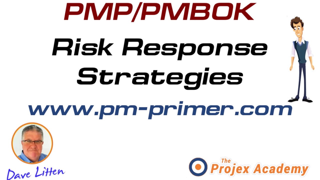 pmp pmbok risk response strategies - YouTube