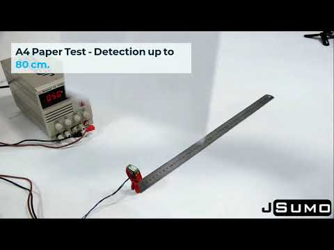 JS40F JSumo Digital Distance Sensor (0 - 40cm) - YouTube