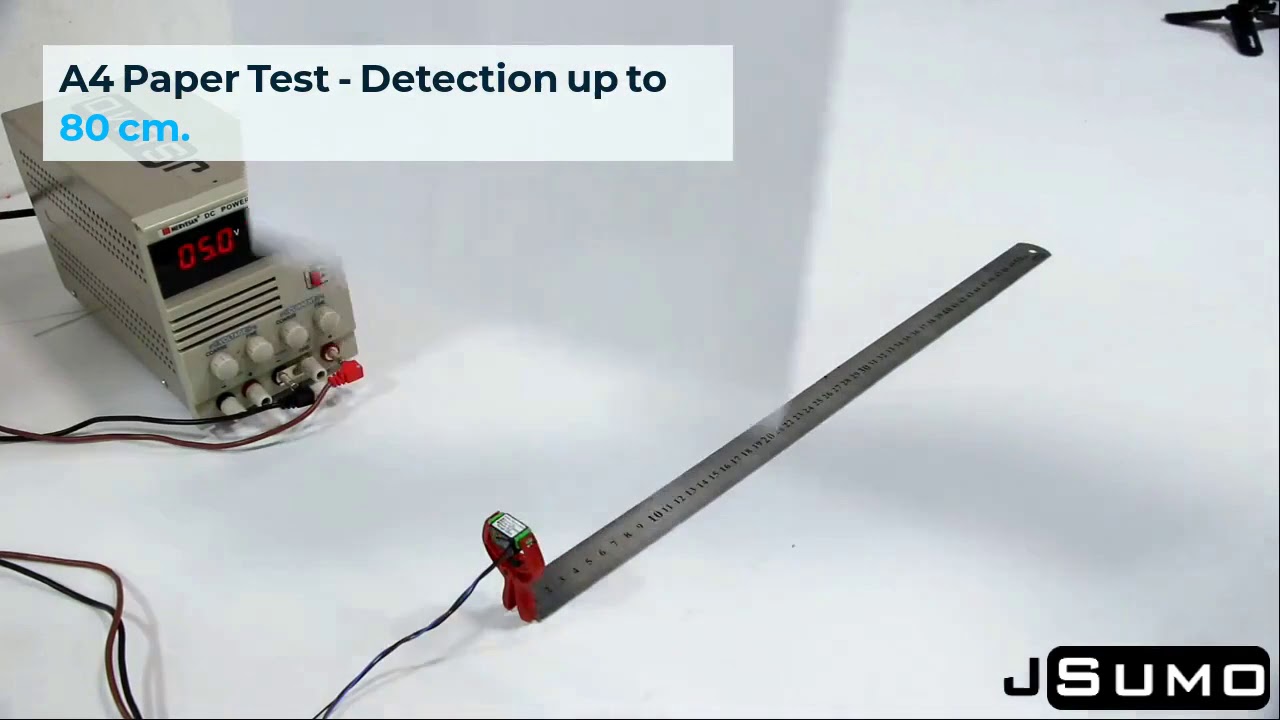 JS40F JSumo Digital Distance Sensor (0 - 40cm) - YouTube