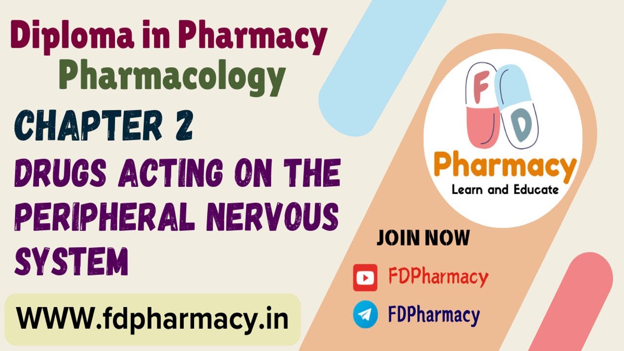 CH 2 Drugs Acting on the Peripheral Nervous System Notes | Pharmacology ...