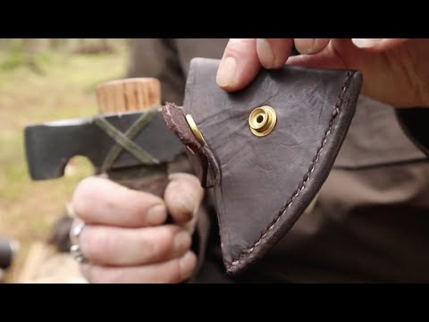 DIY Tomahawk Sheath - YouTube