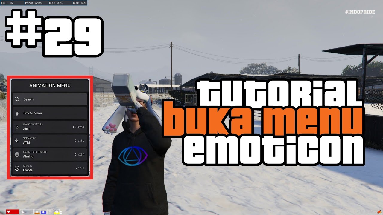 TUTORIAL CARA MEMUNCULKAN MENU EMOT ICON DI GTA V ROLEPLAY INDOPRIDE # ...