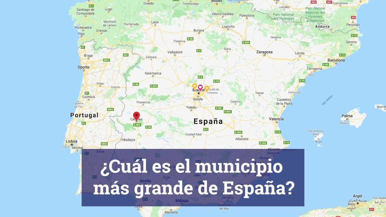 ¿Cuál es el municipio más grande de España? - YouTube