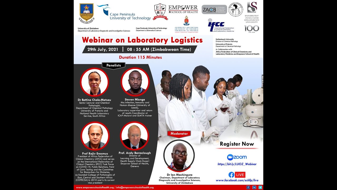 Webinar on Laboratory Logistics with the University of Zimbabwe - YouTube