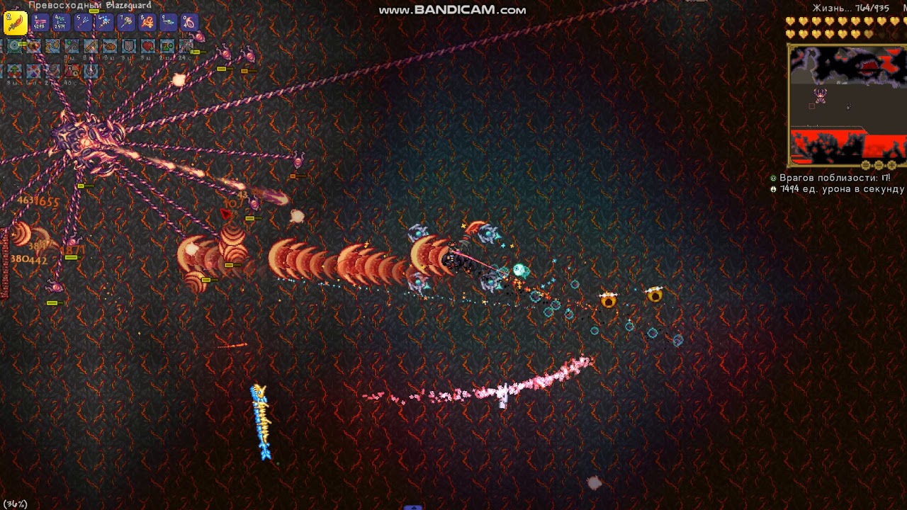 Volcanox bossfight | Terraria Elements Awoken Mod - YouTube