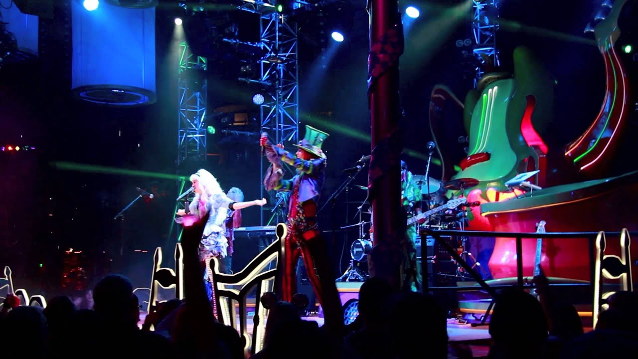 Mad Hatter Tea Party Band Disney California Christmas Special - YouTube