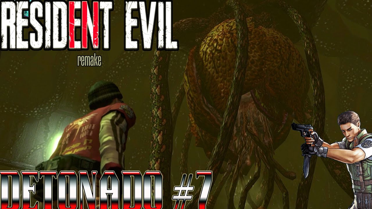 RESIDENT EVIL HD REMASTERD DETONADO MODO HARD (CHRIS) #7 MATANDO A PLANTA 42 - YouTube