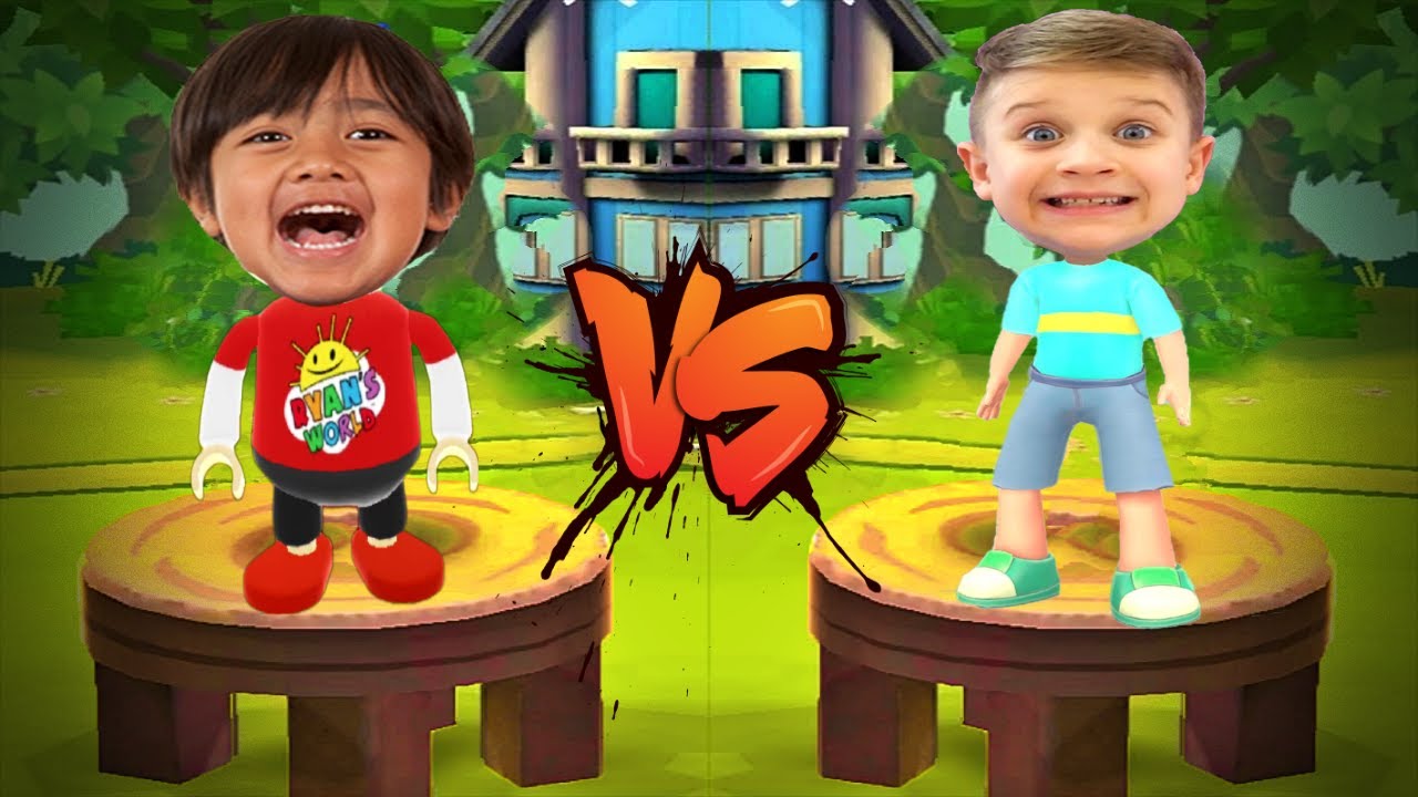 Tag with Ryan - Red T-Shirt Ryan vs Love Diana Pet Dash Roma - GamePlay ...