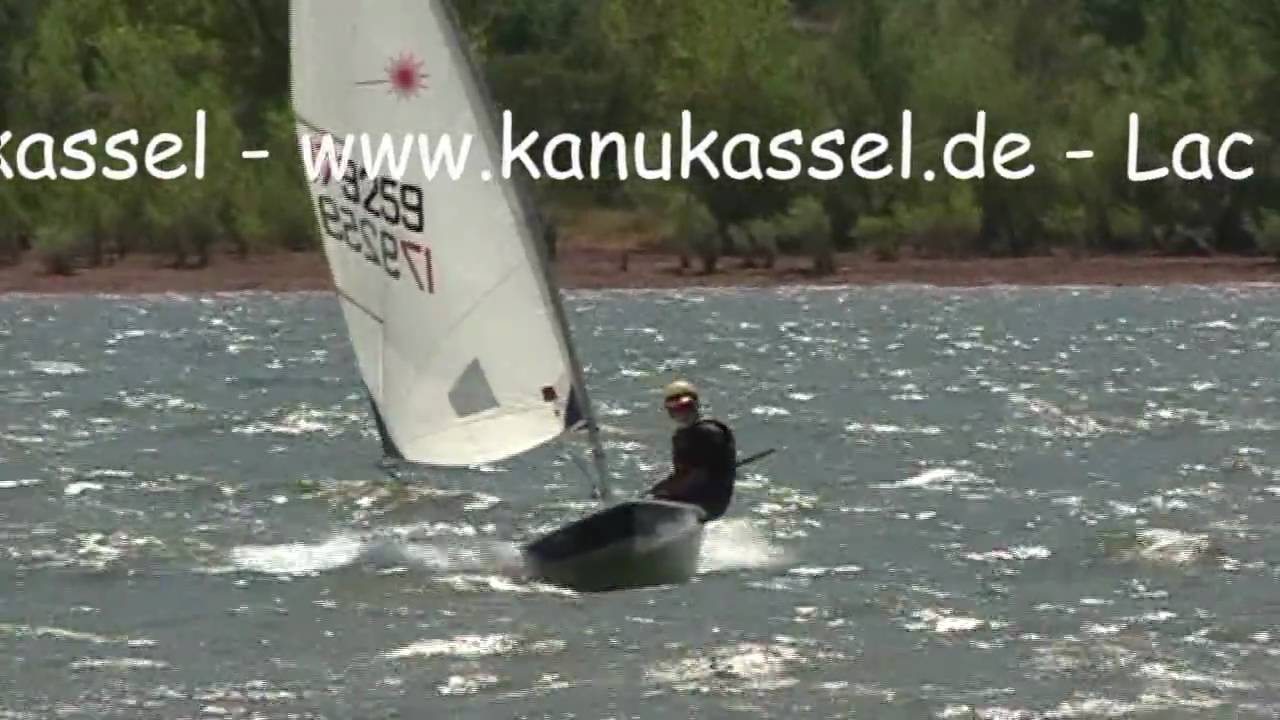 Clip 5: LAC DU SALAGOU 2010 - FUN-Segeln mit LASER-Jolle (special 1 ...