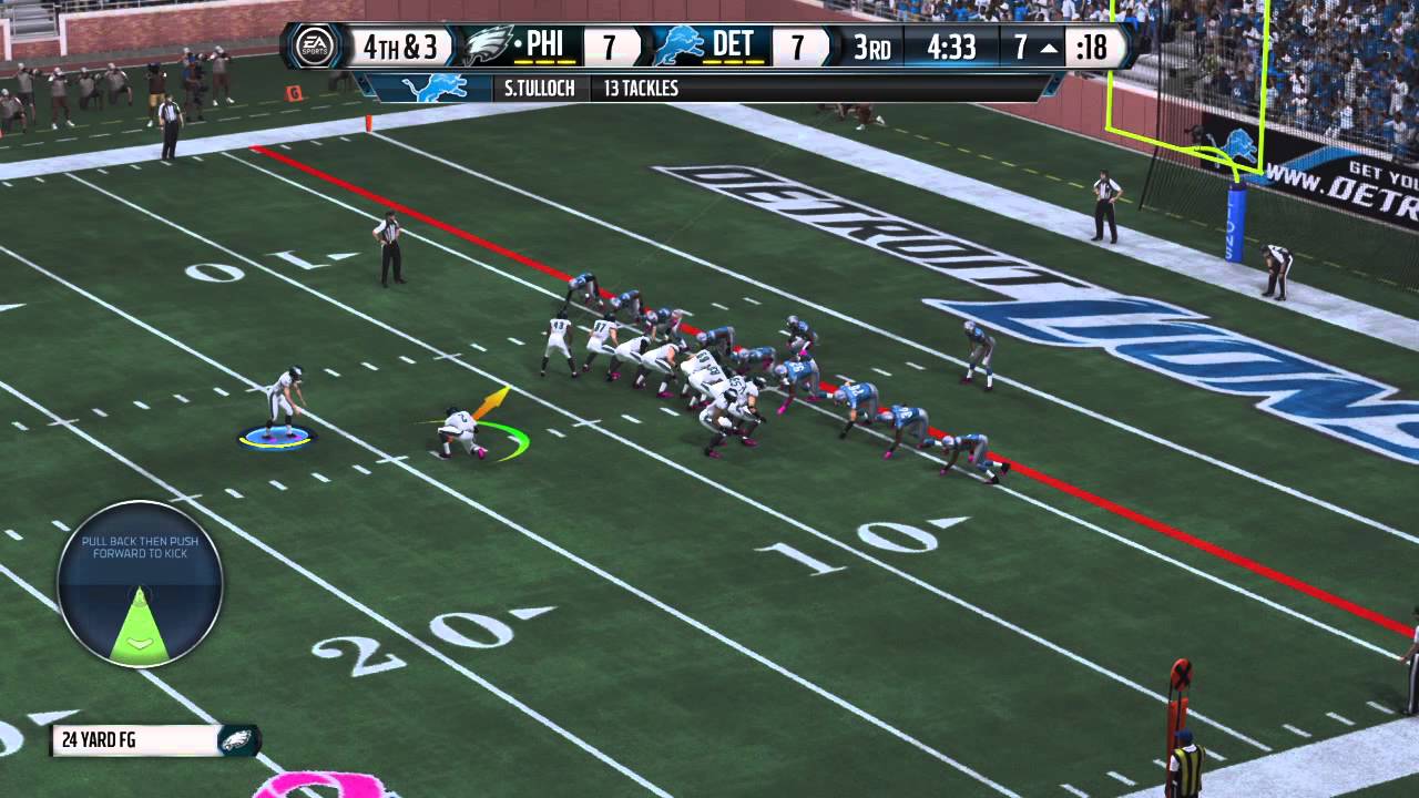 Eagles 2015: Madden NFL 2015 Gameplay Commentary: @ Detroit Lions - YouTube