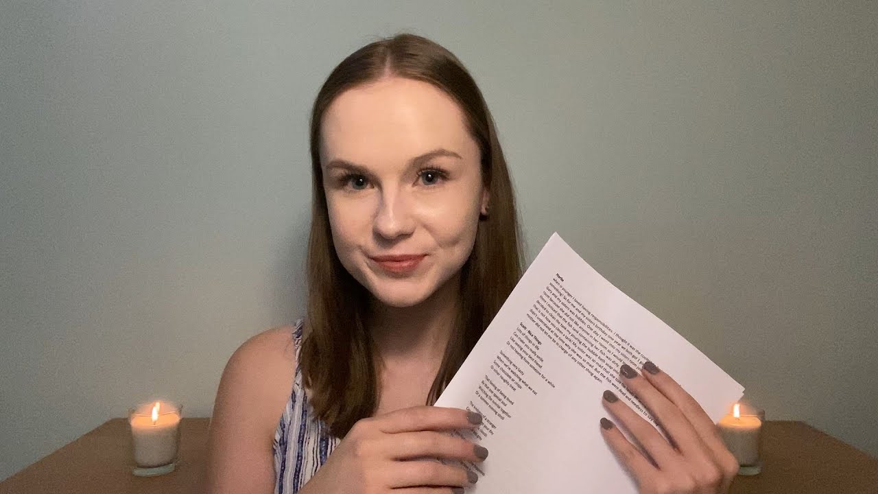 ASMR Reading Your Heartwarming Stories & Poems (Ear to Ear Whispers ...