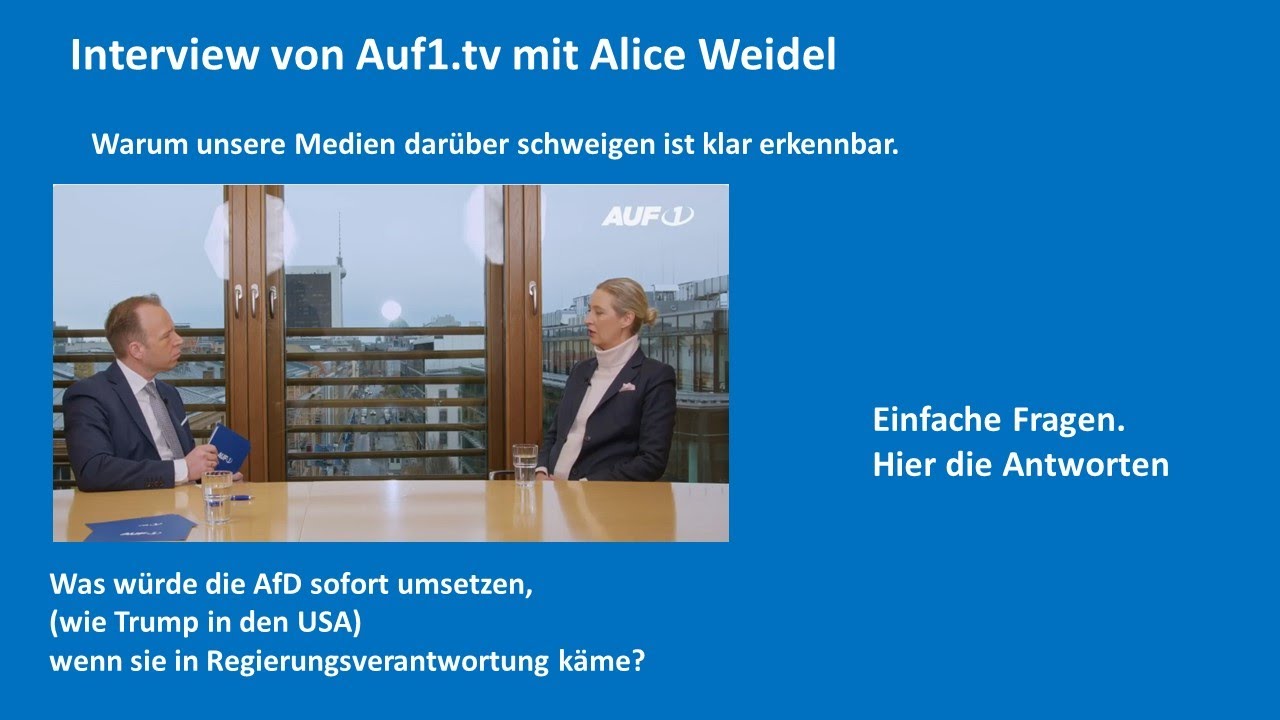 V0133 - Auf1.tv Interview mit Alice Weidel - YouTube