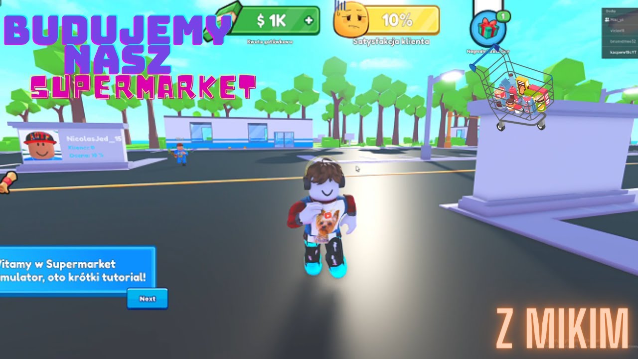 budujemy nasz super market w roblox - YouTube