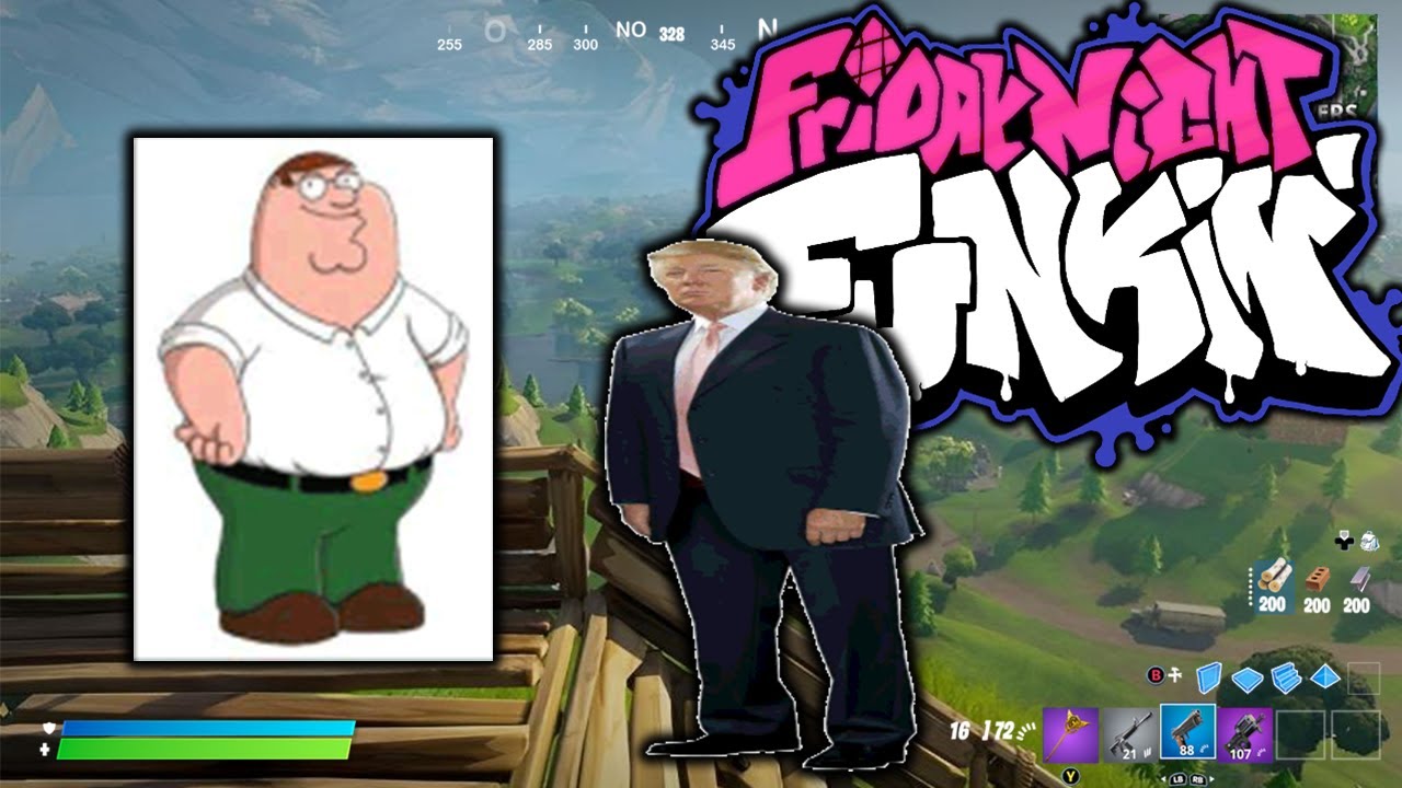 Friday Night Funkin' - Peter Griffin V.S. Donald Trump in Fortnite (One ...