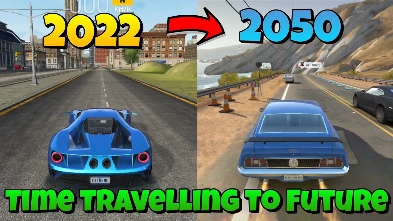 Time Travelling to Future 2050 : Extreme Car Driving Simulator - YouTube
