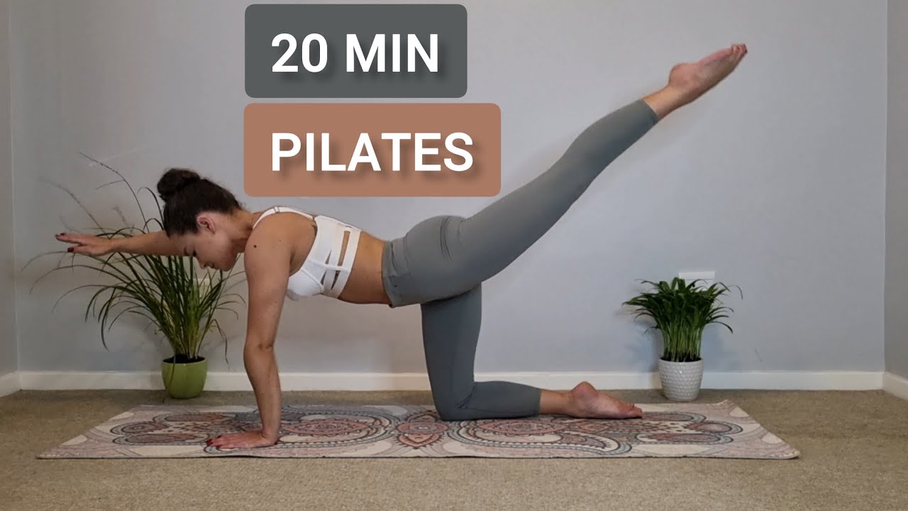 20 MIN FULL BODY || Pilates Home Workout (No Equipment) - YouTube