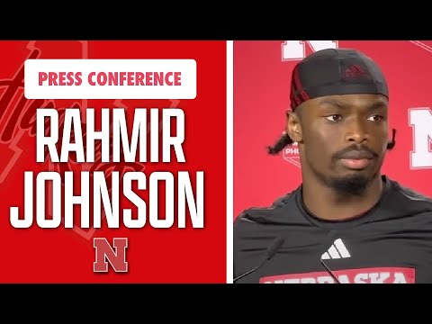 Nebraska Football RB Rahmir Johnson Colorado post game comments - YouTube