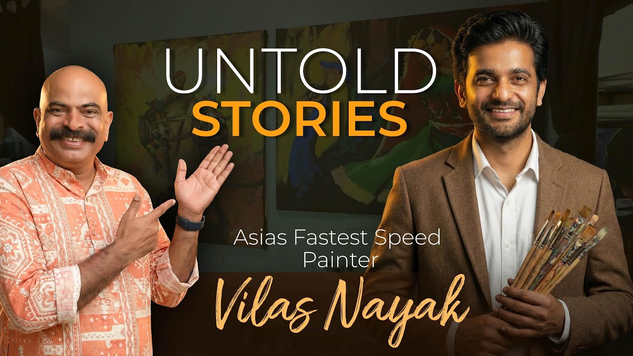 Untold Stories🎨🔥 | Talk with Asia’s Fastest Speed Painter Vilas Nayak ...