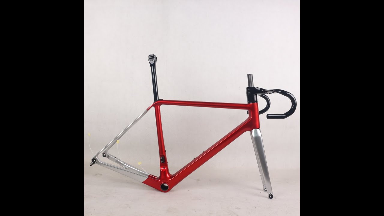 Full Internal Cable Carbon Fiber T1000 Disc road bike Frame FM639 Size ...