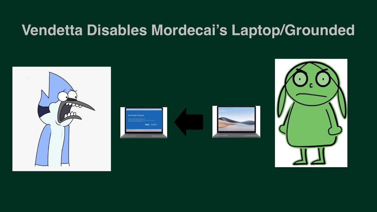Vendetta Disables Mordecai’s Laptop/Grounded - YouTube