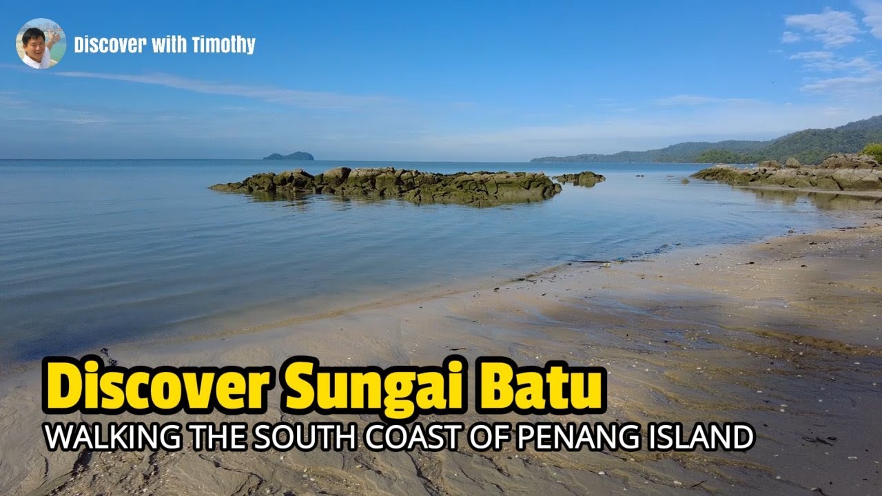 Walking to explore the coastline of Sungai Batu, Penang - YouTube