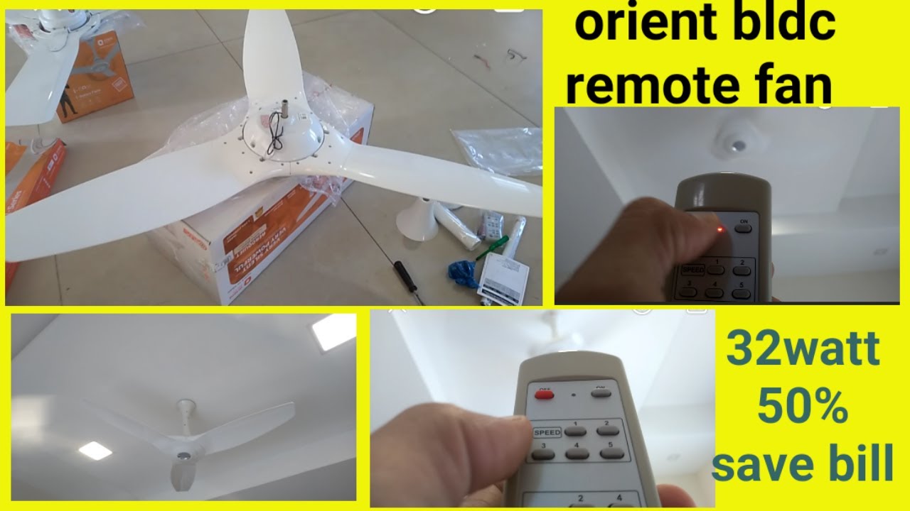 oriant bldc remote fan with regulator or without regulator better ...