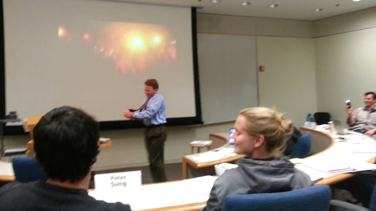 Prof. Eric Sussman Dancing in Class (during break...) - YouTube