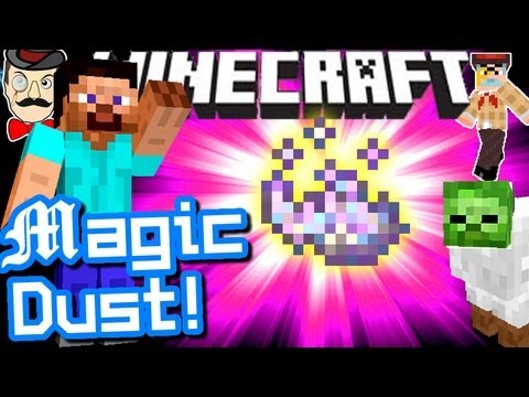 Minecraft MAGIC POWDER! Amazing Dust! - YouTube