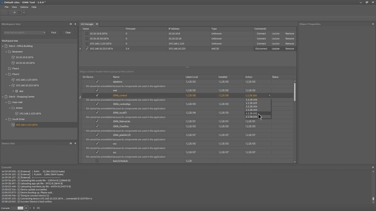 iSMA Tool 9 Kit Manager - YouTube