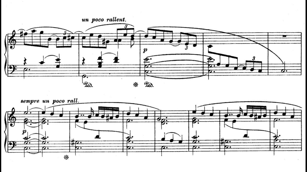Richard Wagner - Ein Albumblatt WWV 94 (with sheet music) - YouTube