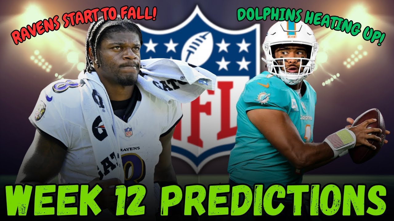 Predicting EVERY Week 12 NFL Game! Are the Ravens on FRAUD WATCH ...