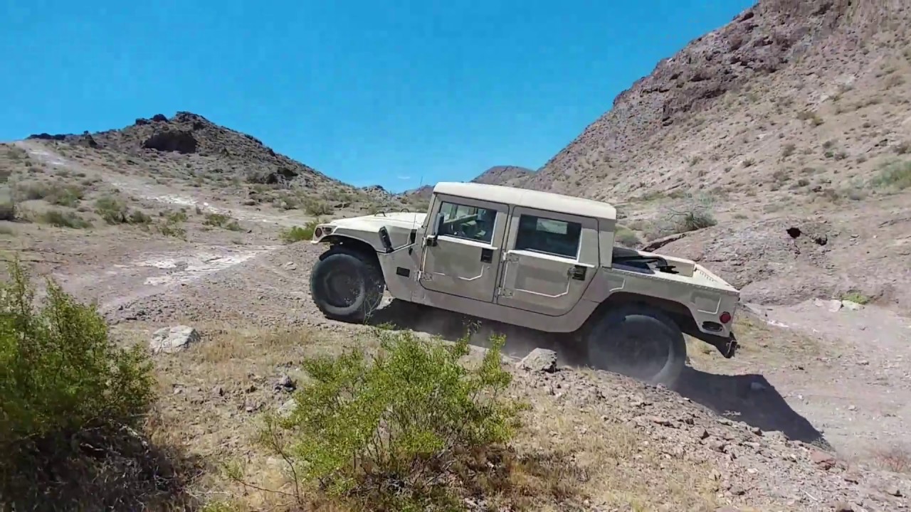 Off-road test drive in our 1992 Hummer H1 Limited Edition - YouTube