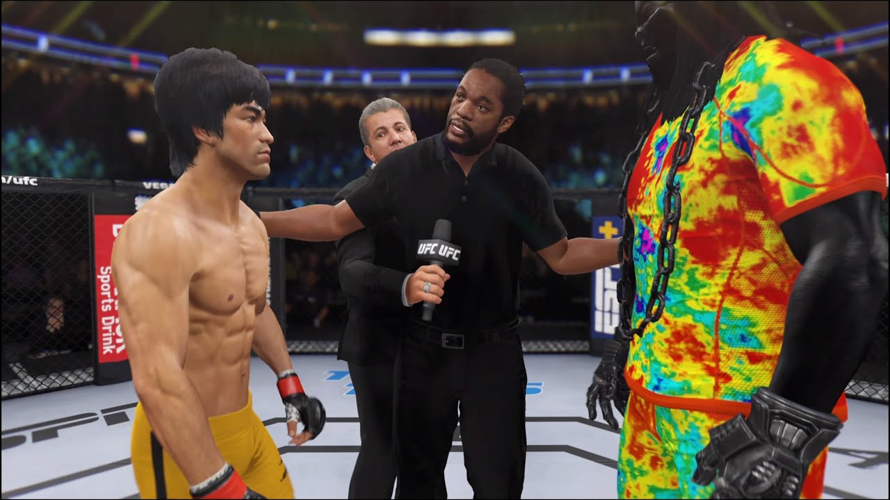Bruce Lee vs. Thermal Predator - EA Sports UFC 4 - Epic Fight 🔥🐲 - YouTube