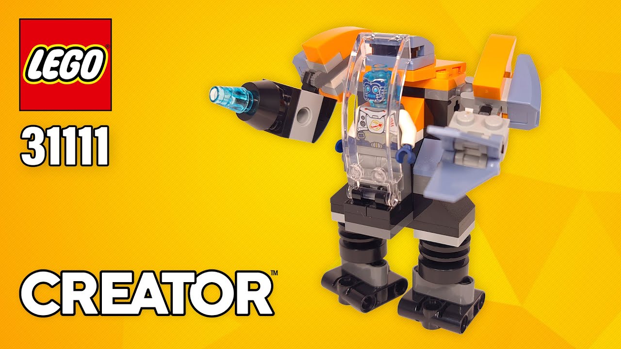 LEGO Cyber Mech (31111) from Cyber Drone - EXTRA Building Instructions ...