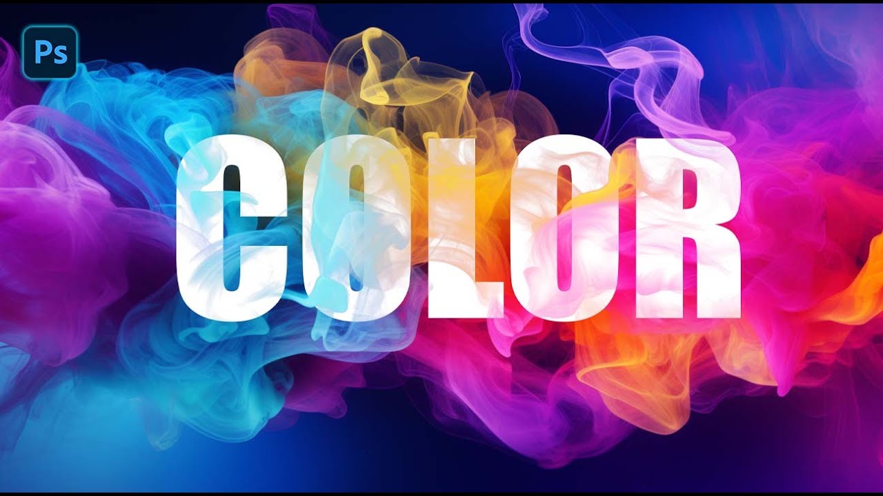 How to Blend Text Easily | Photoshop - YouTube