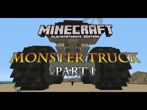 Minecraft PS3 Monster Truck Build part 1 - YouTube