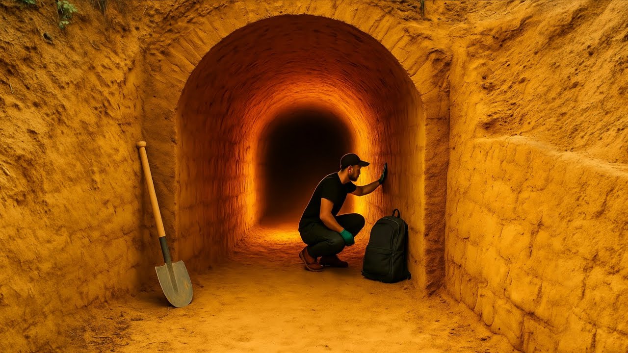 Digging a Secret Underground Tunnel – Extreme Bushcraft Survival - YouTube