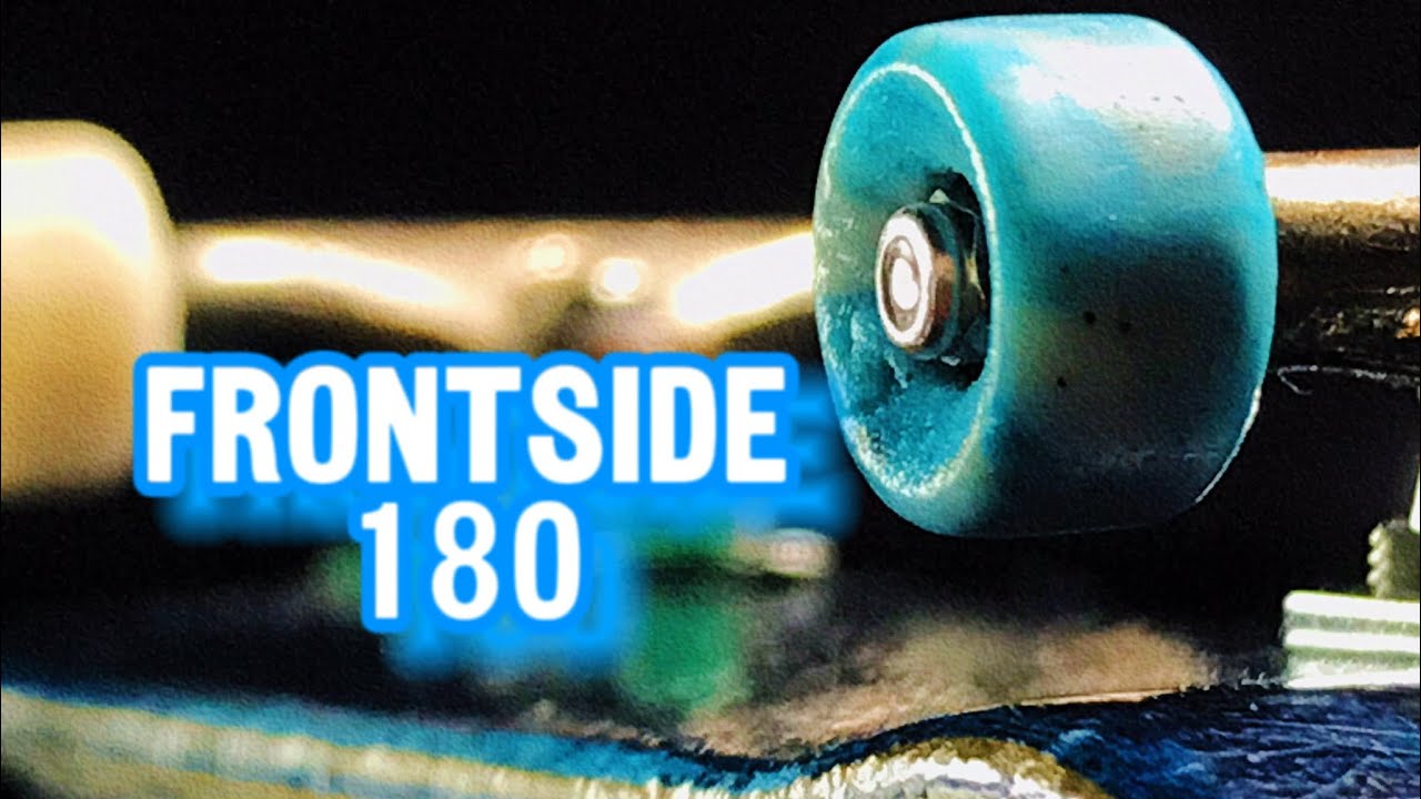 How To Frontside 180 - Fingerboard Trick Tip for Beginners - YouTube