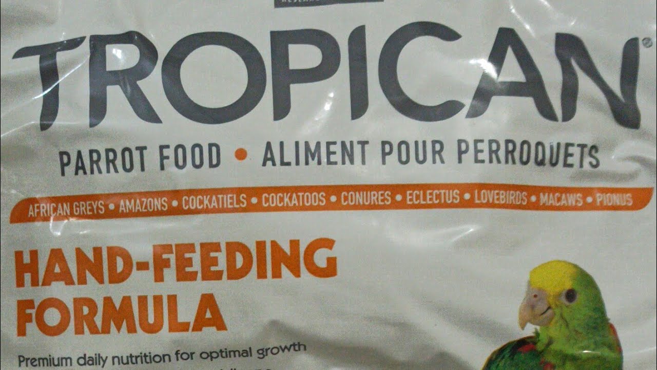 Handfeeding formula for Birds | Tropican | Voice of Animalia - YouTube