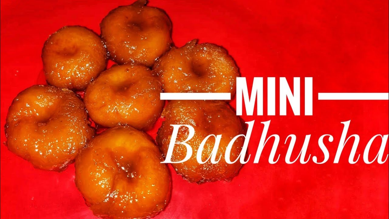 Homemade mini badhusha in 15mins||Simple N Easy||Beginners can also ...