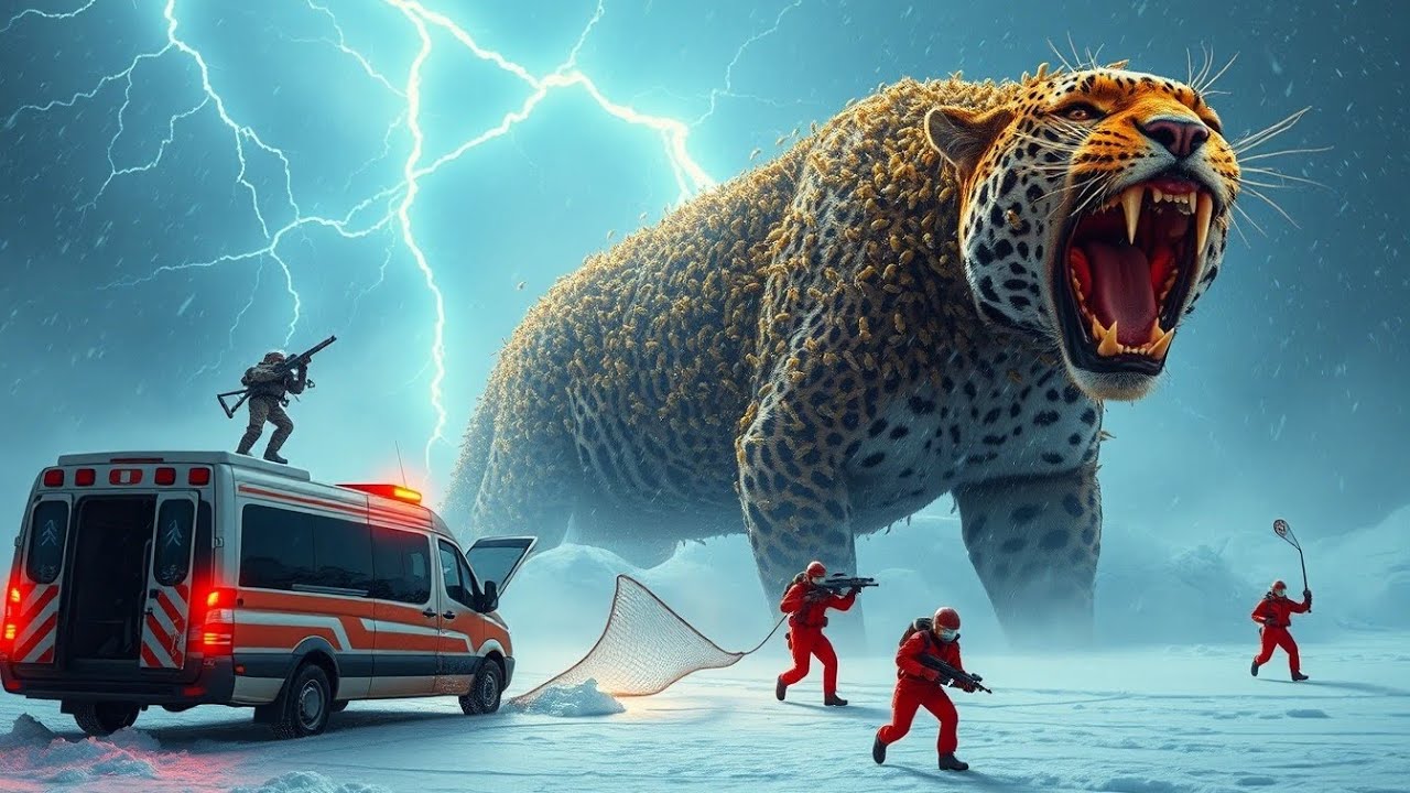 🔥 Insane Rescue! Giant Leopard Covered in Millions of Yellow Flies 😱 ...