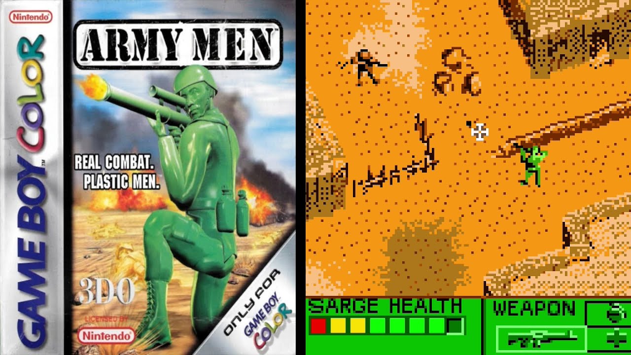 Army Men ... (Game Boy Color) Gameplay Peek - YouTube