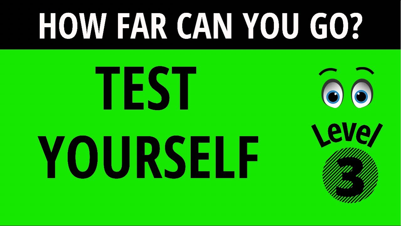 Test your brain power || Test Yourself - Level 3 - YouTube