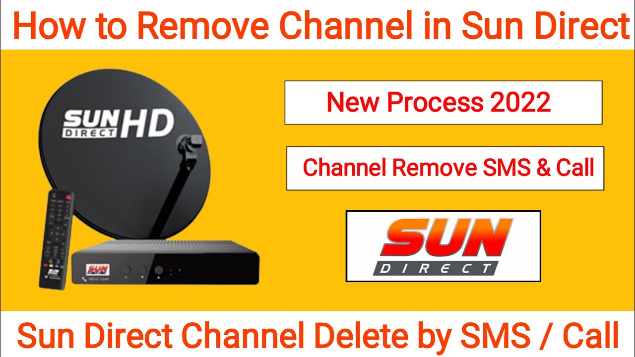 How to Remove Channel in Sun Direct DTH | Sun Direct Channel Kaise Delete Kare - YouTube