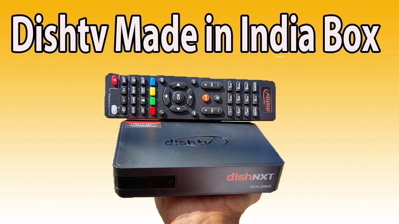 Dishtv Made in India Box | Dishtv New Box First Setup and Unboxing ...