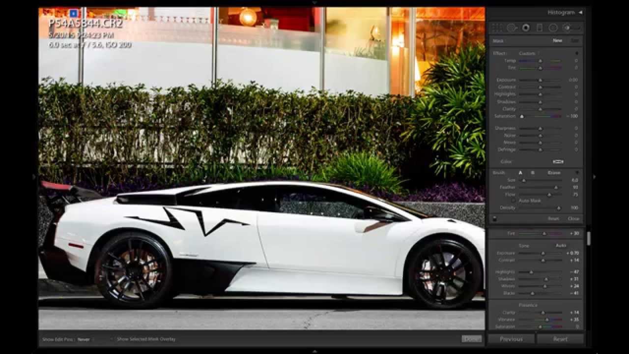 Effspot: Lightroom Car Photography Tutorial #2 - YouTube