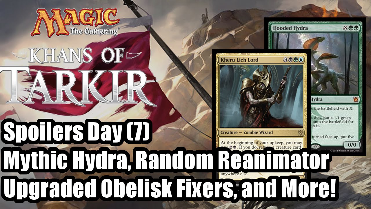 Khans of Tarkir Spoilers: Mythic Snake Hydra, Random Reanimator Engine ...